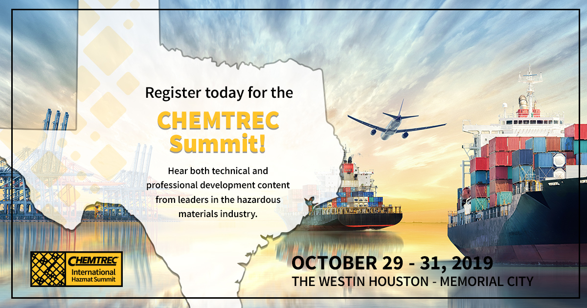 Top 5 Reasons to Attend the CHEMTREC International Hazmat Summit 2019 | CHEMTREC®